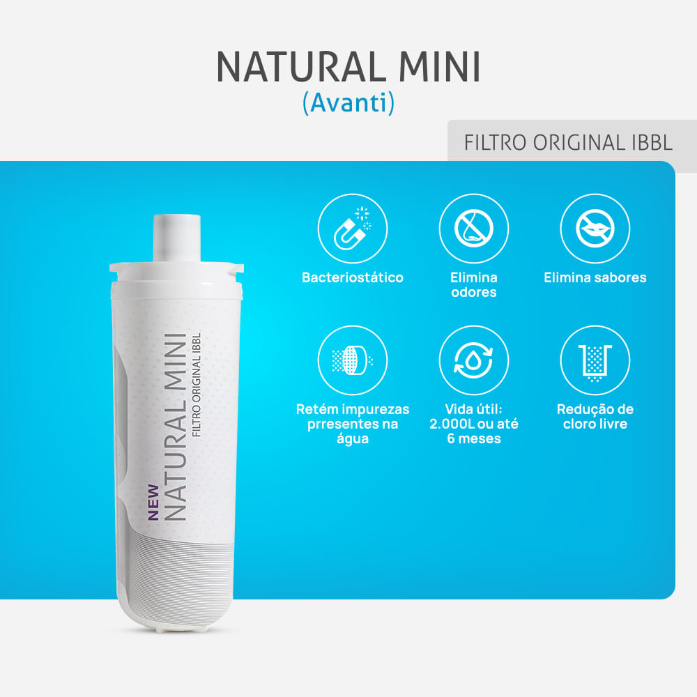 Filtro de Água IBBL Natural Mini (Avanti) - IBBL